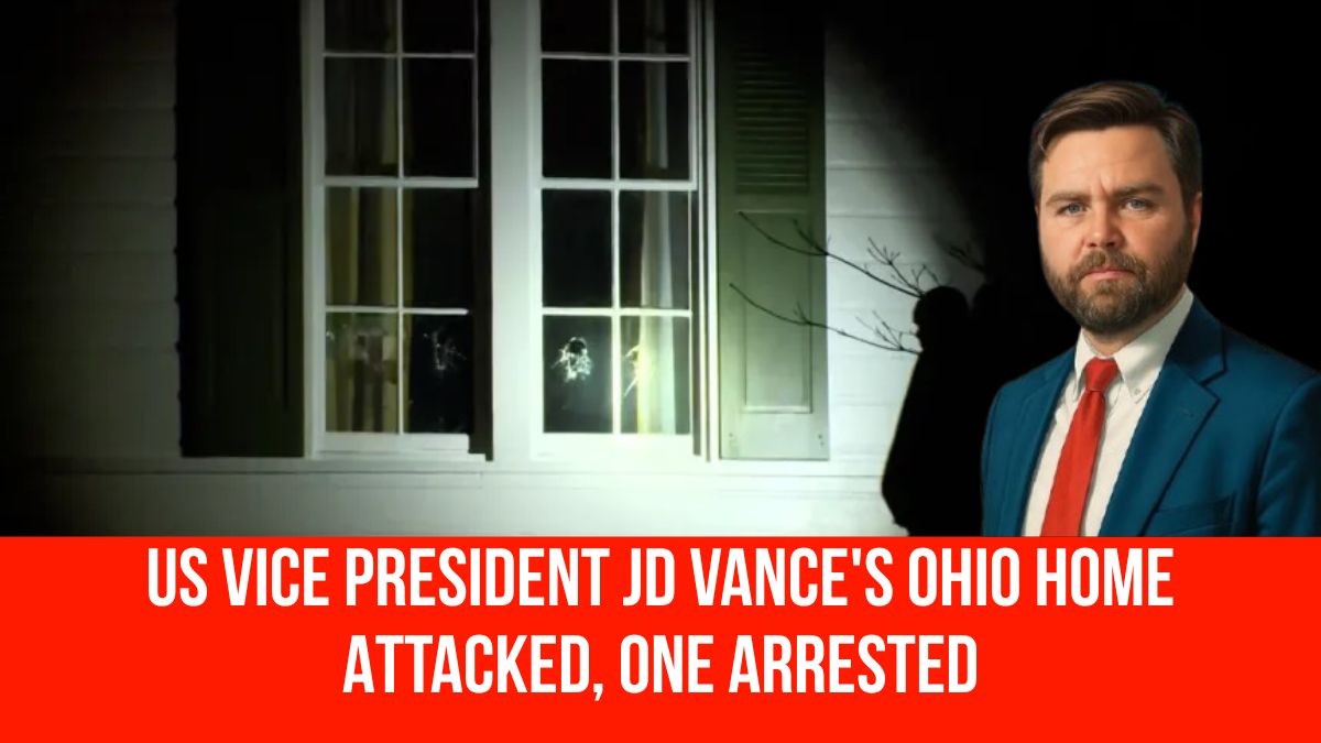 US Vice President JD Vance's Ohio Home Attacked, One Arrested