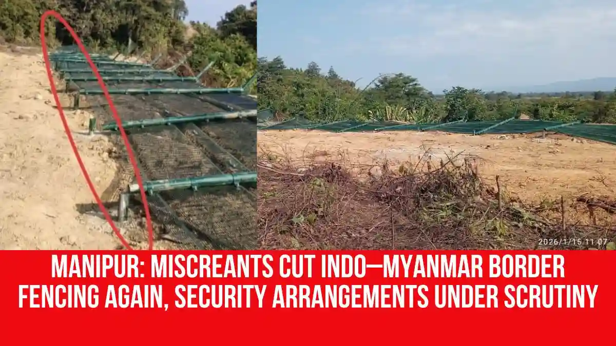 Manipur: Miscreants Cut Indo–Myanmar Border Fencing Again, Security ...