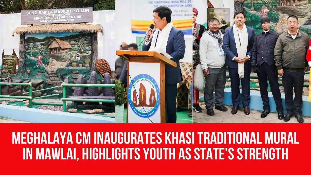 Meghalaya CM Inaugurates Khasi Traditional Mural in Mawlai, Highlights ...