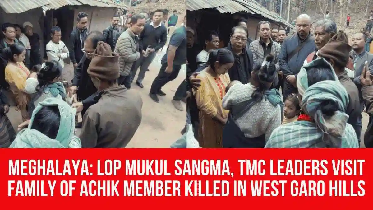 Meghalaya: LoP Mukul Sangma, TMC Leaders Visit Family of ACHIK Member ...