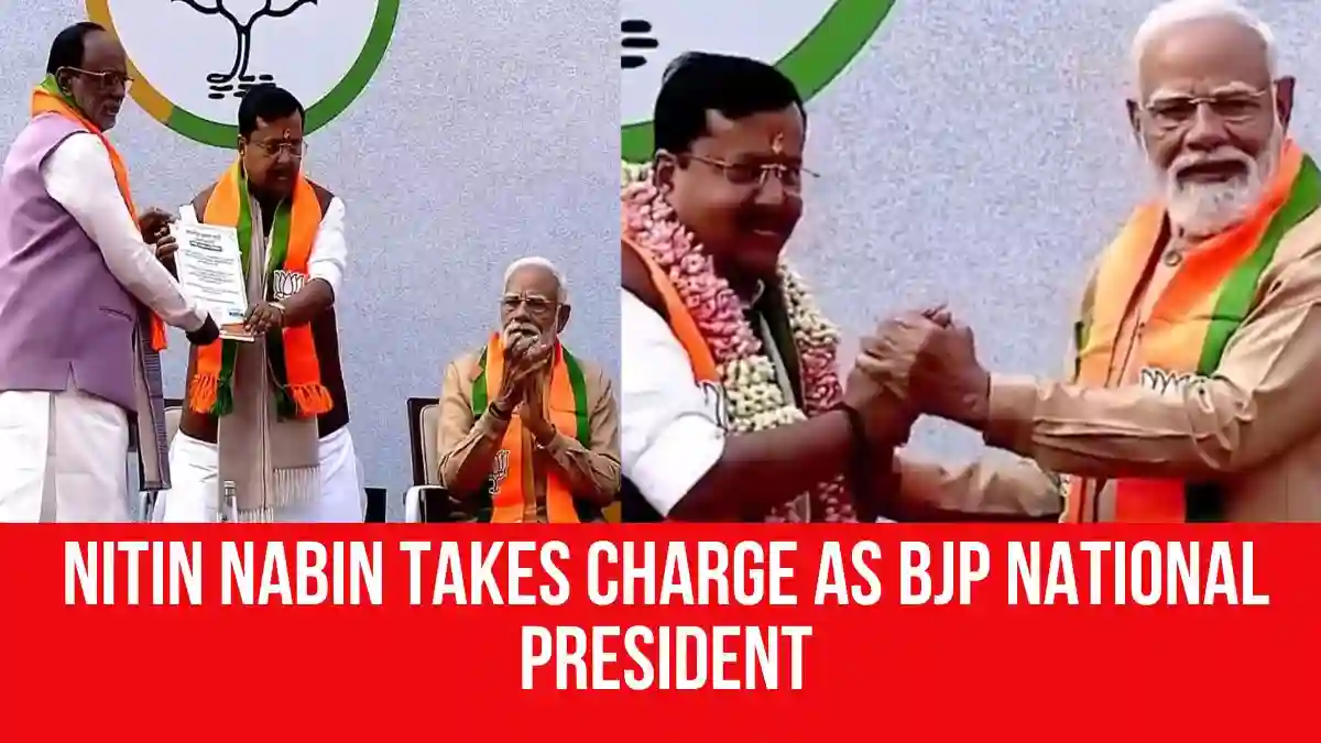 Nitin Nabin takes charge as BJP National President