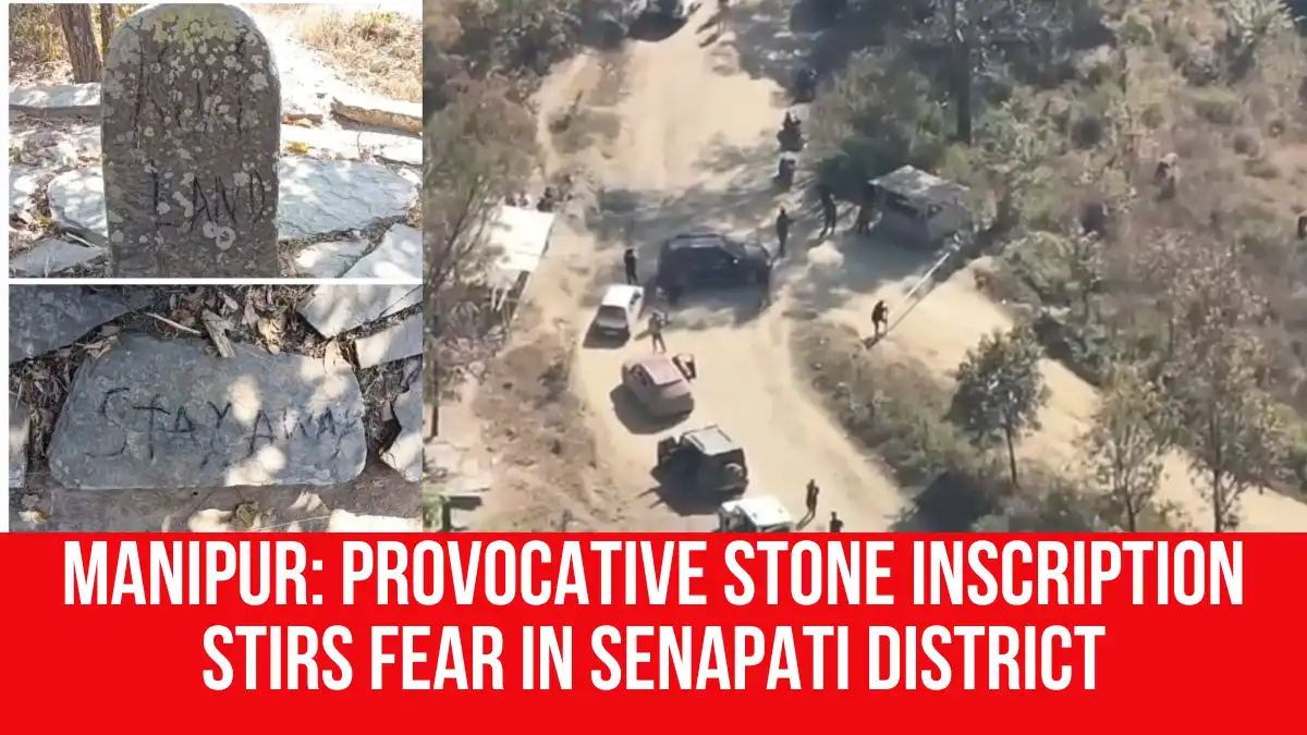 Manipur: Provocative Stone Inscription Stirs Fear in Senapati District