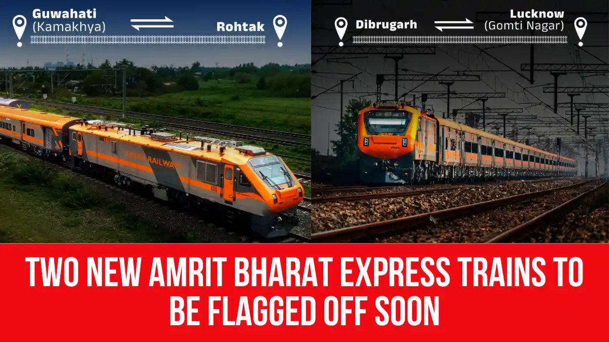 Two New Amrit Bharat Express Trains to Be Flagged off Soon, Enhancing ...