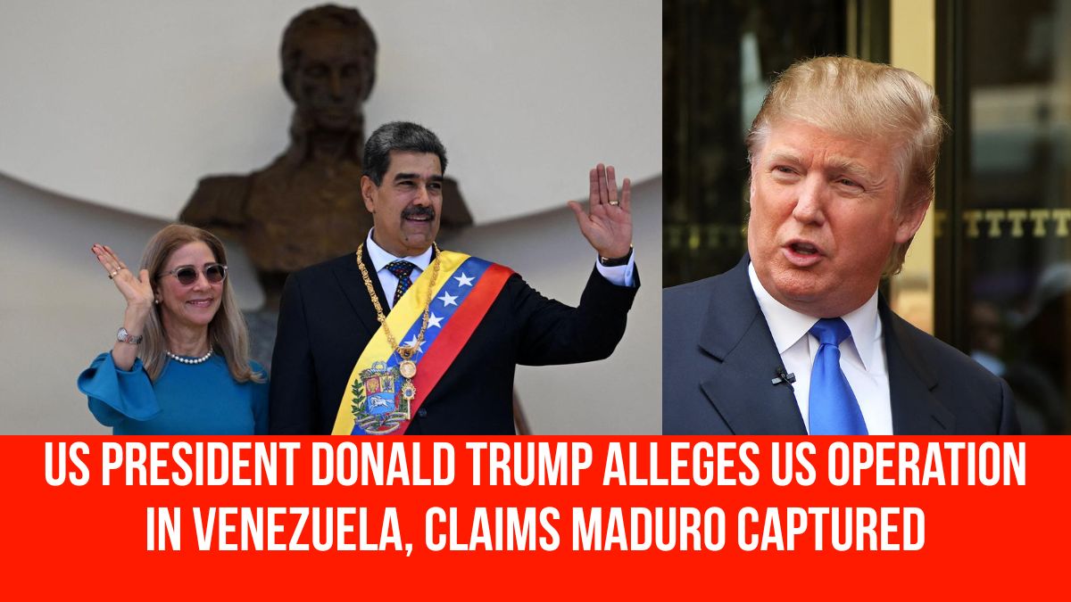 US President Donald Trump Alleges US Operation in Venezuela, Claims ...