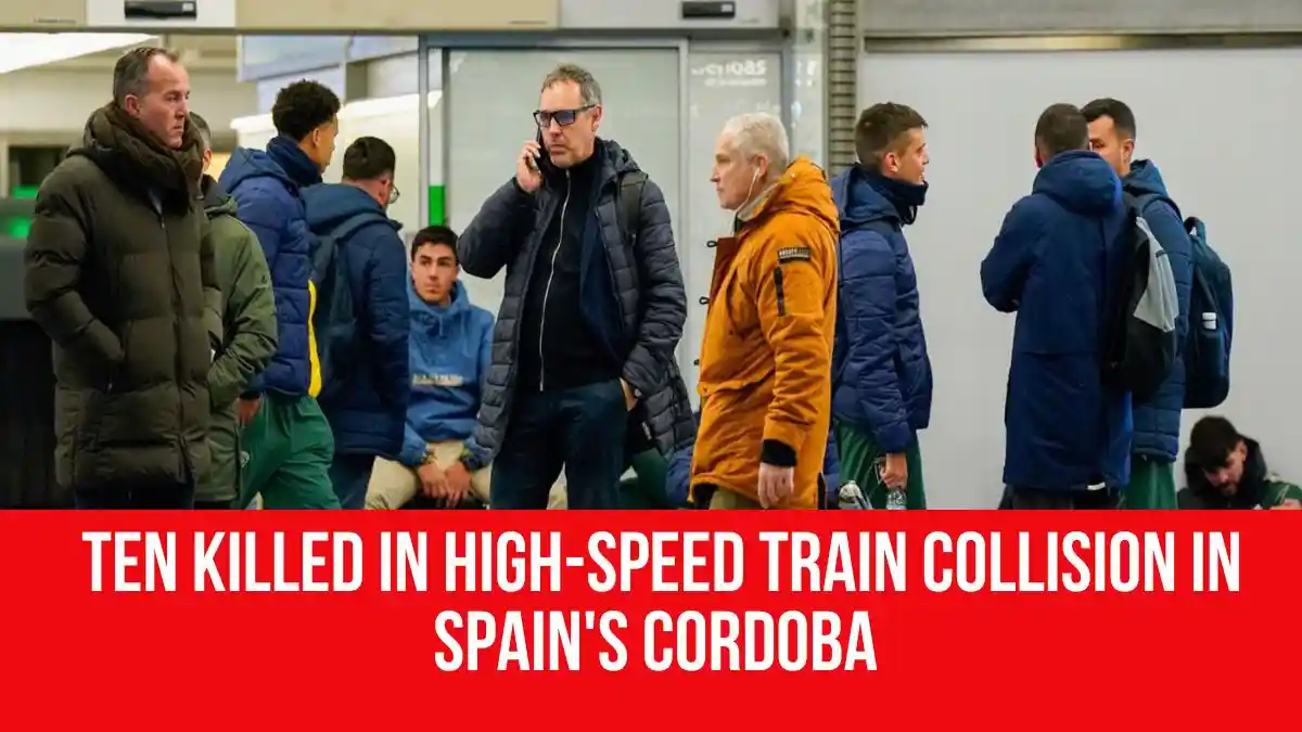 Ten killed in high-speed train collision in Spain's Cordoba