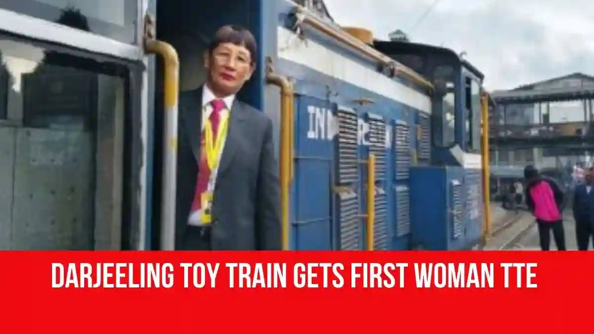 Darjeeling Toy Train Gets First Woman TTE__