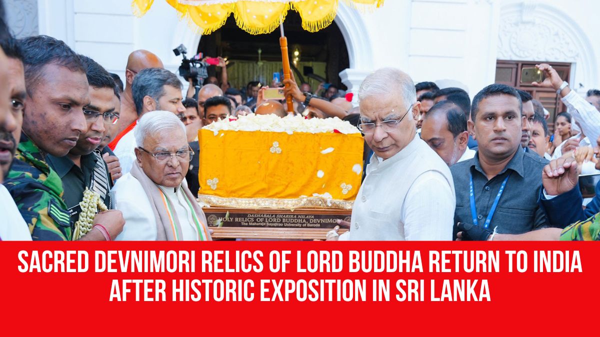 Sacred Devnimori Relics of Lord Buddha return to India after historic ...