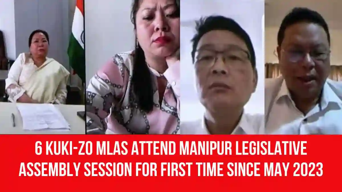 6 Kuki-Zo MLAs Attend Manipur Legislative Assembly Session for First ...