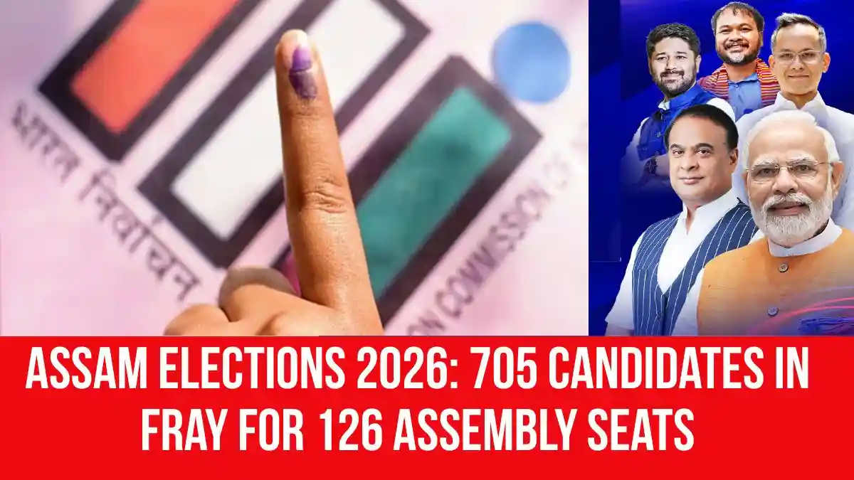 Assam Elections 2026: 705 Candidates In Fray for 126 Assembly Seats