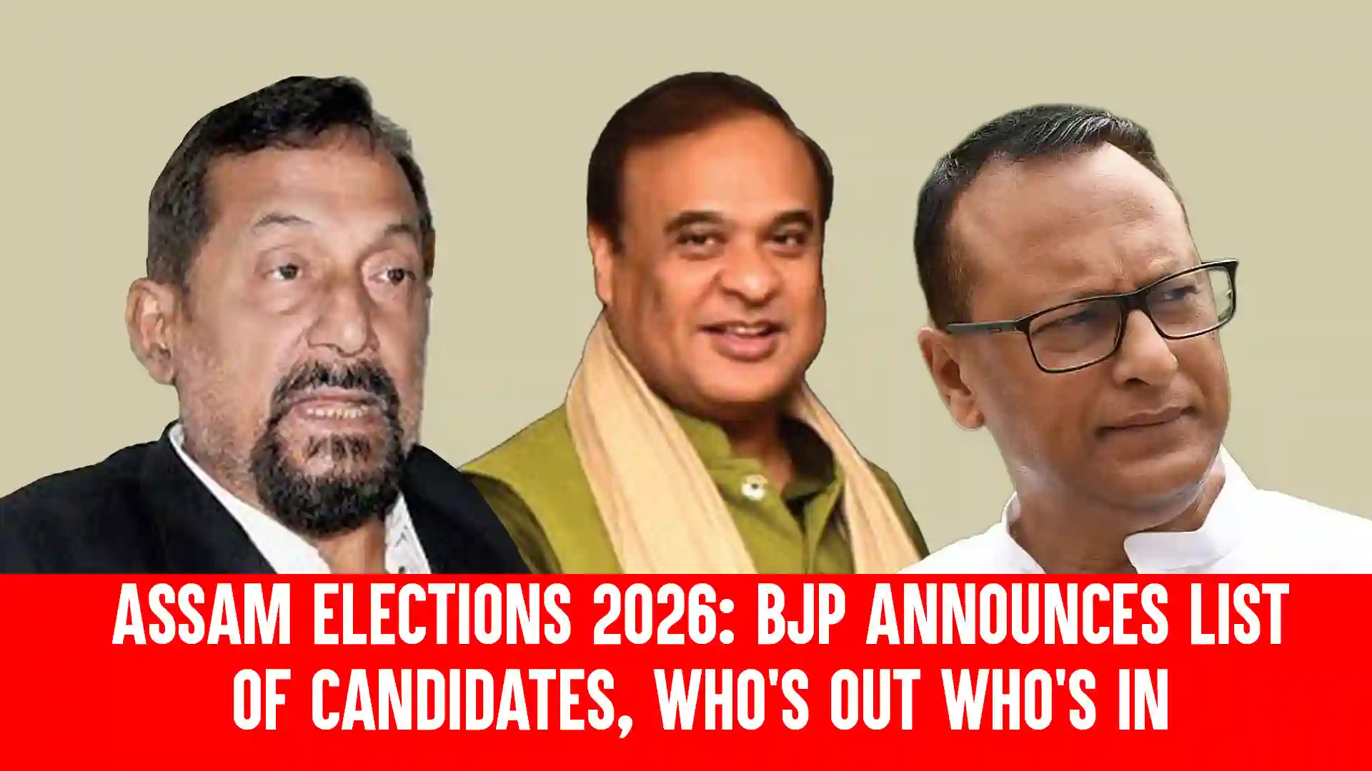 Assam Elections 2026: BJP Announces List of Candidates