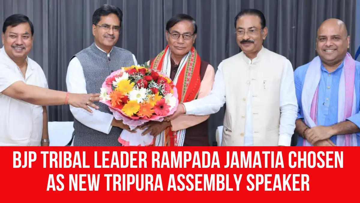 BJP Tribal Leader Rampada Jamatia Chosen as New Tripura Assembly Speaker