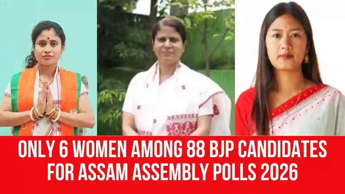 Only 6 Women Among 88 BJP Candidates For Assam Assembly Polls 2026