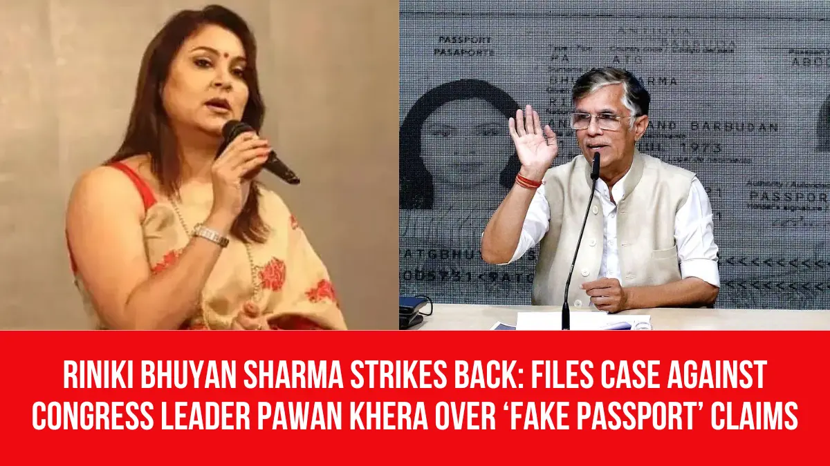 Riniki Bhuyan Sharma Strikes Back: Files Case Against Congress Leader ...