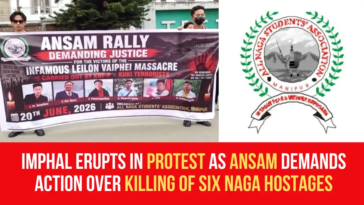 Imphal Erupts in Protest as ANSAM Demands Action Over Killing of Six ...