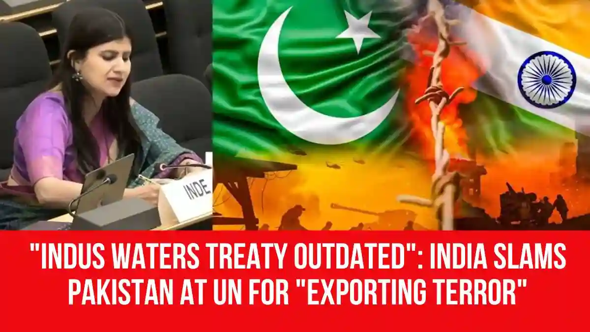 "Indus Waters Treaty outdated": India slams Pakistan at UN for ...