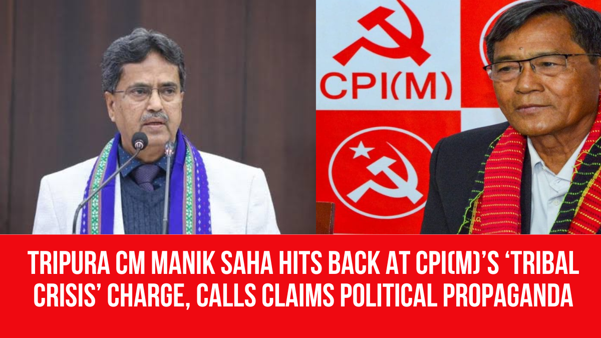 Tripura CM Manik Saha Hits Back at CPI(M)’s ‘Tribal Crisis’ Charge ...