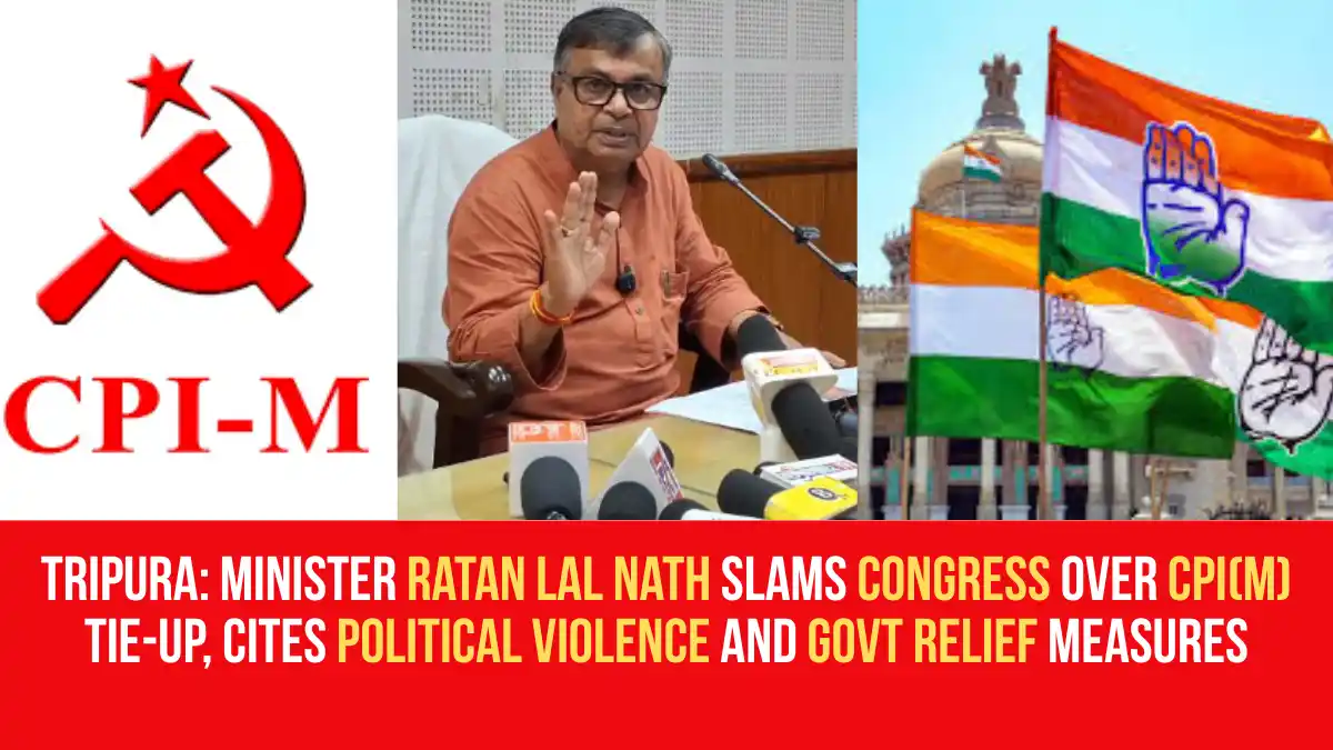 Tripura: Minister Ratan Lal Nath Slams Congress Over CPI(M) Tie-Up ...